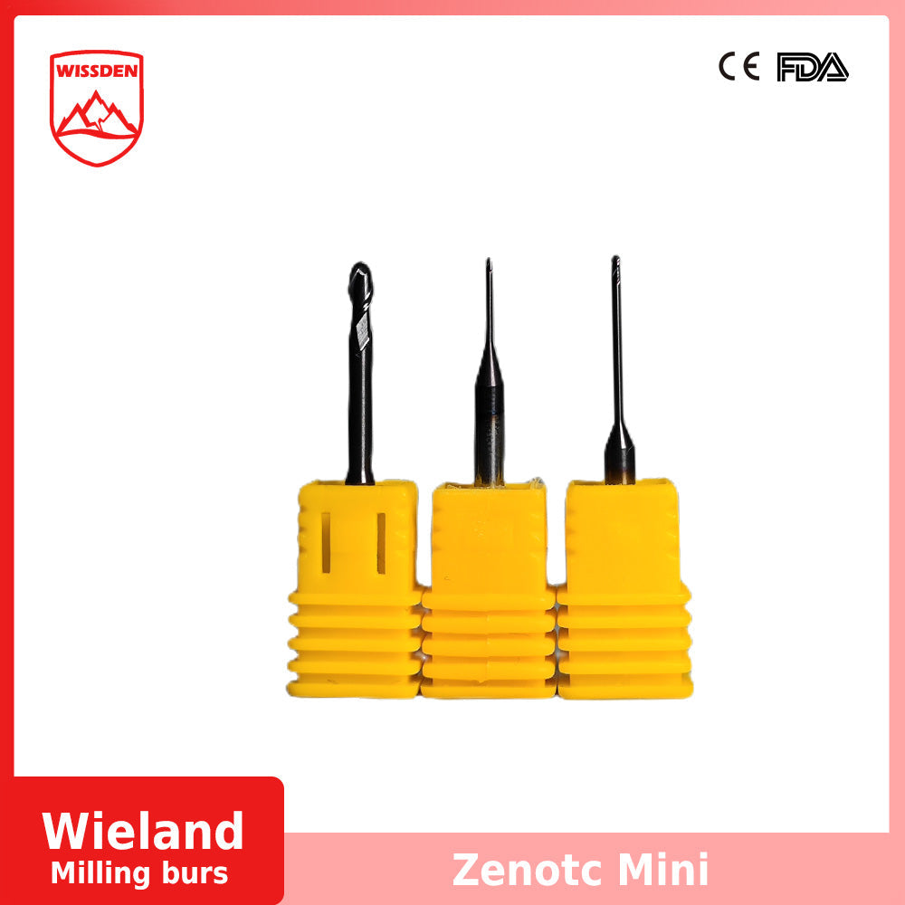Milling Burs For Wieland Zenotec Mini/Zenotec Select – Wissden