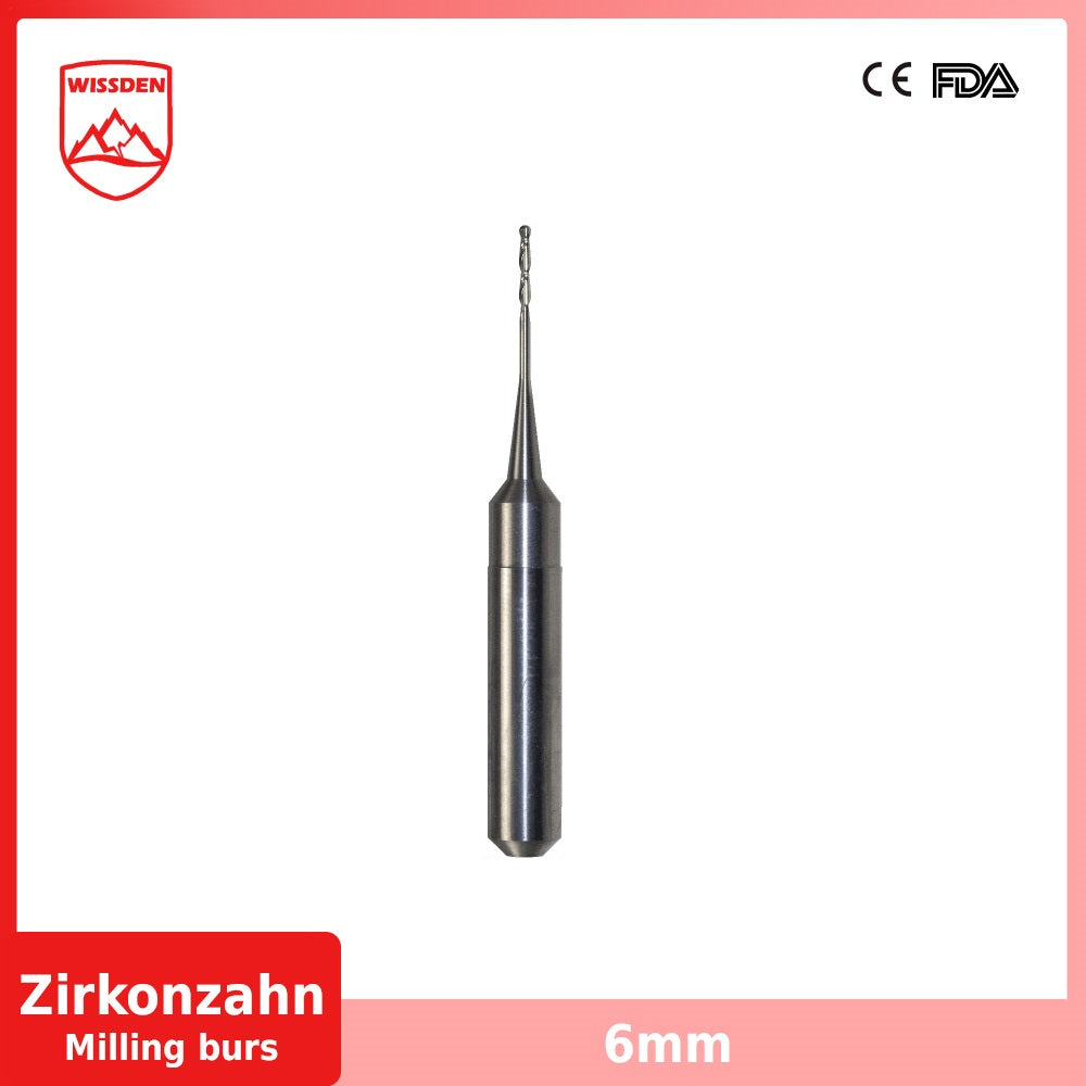 Milling burs For Zirkonzahn（6mm）Milling Machine zirconia milling ...