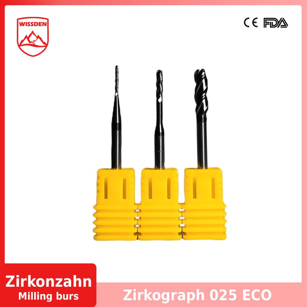Milling burs For Zirkonzahn Zirkograph 025 ECO Milling Machine – Wissden